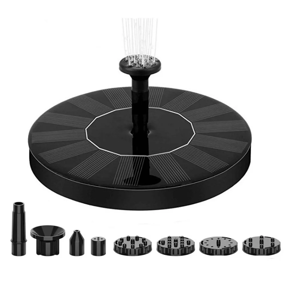 Floating-Fountain-Solar-Fountain-ABS-Black-Efficient-Environmentally ...