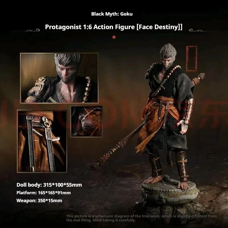 Black-Myth-Wukong-Game-Figure-desktop-Decora-o-Modelo-Personalizado ...