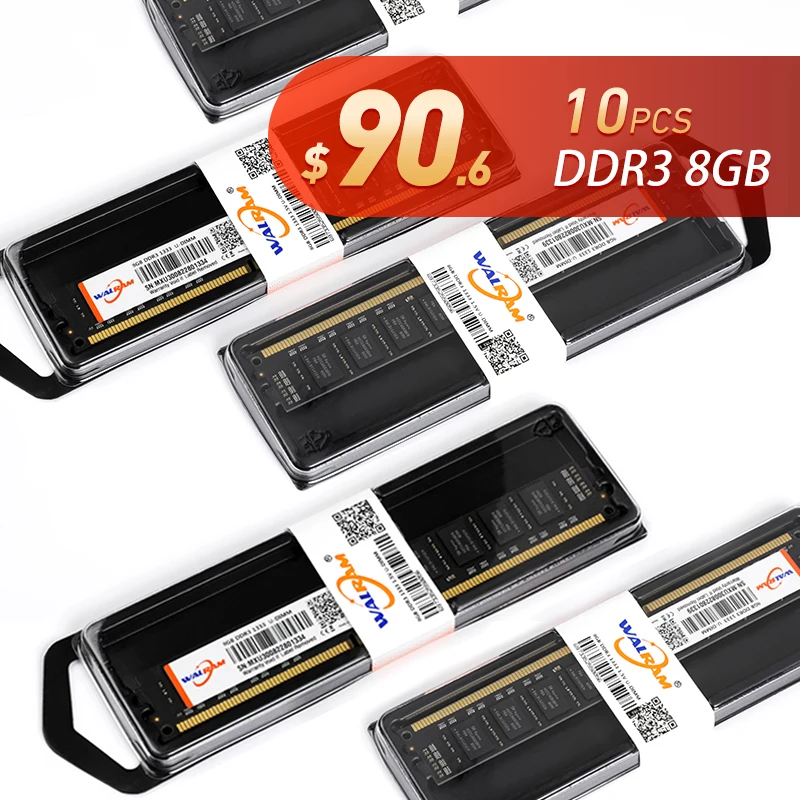 Memoria Ram DDR3 de 10 piezas, 4GB, 8GB, 1333, 1600MHz, 1866MHz, DDR4, 4GB, 8GB, 16GB, 2133 ...