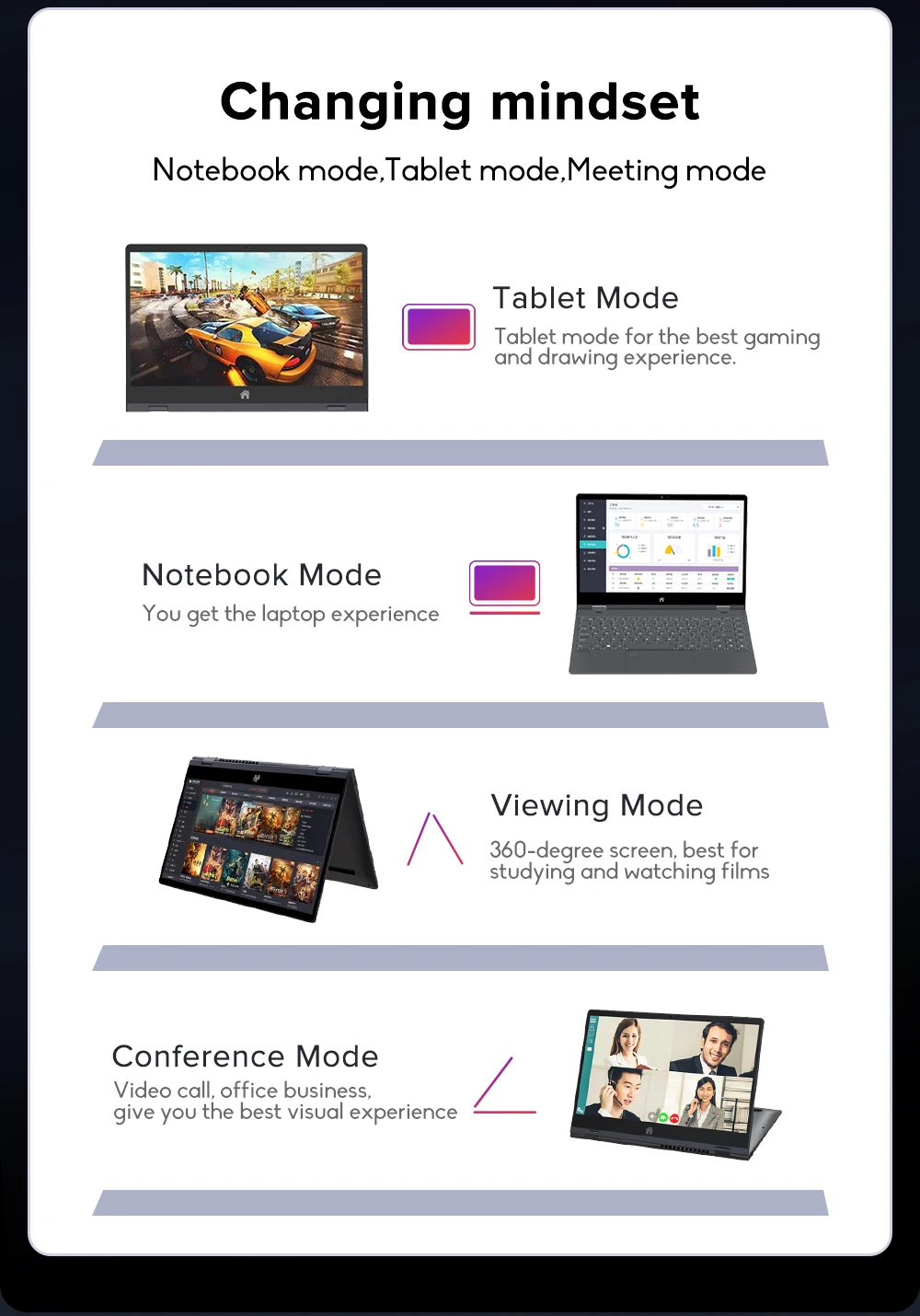 Ninkear N14 Laptop 14-inch 4K Touchscreen Laptop 12th Intel N95 ...