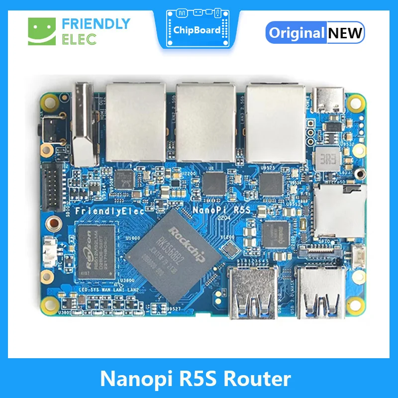 Nanopi R5S Router RK3568 development board OpenWRT A55 HDMI2.0 2.5G ...