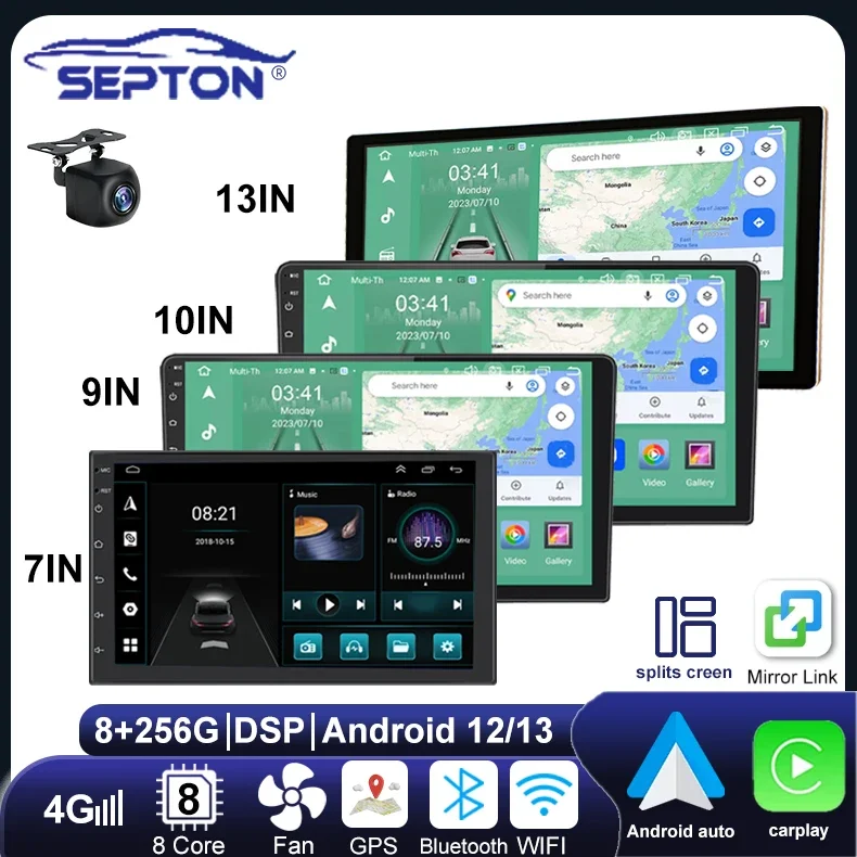 SEPTON-7-9-10-13-Android-Universal-Car-Stereo-Radio-for-Toyota-VW ...