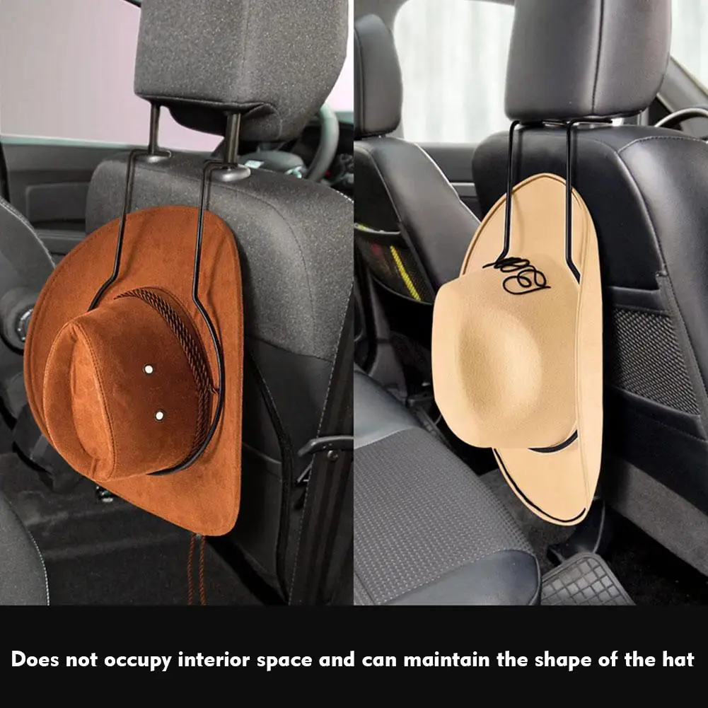 Car Hat Bracket Metal Hook Up Style Multi-Functional Interior Mounted ...
