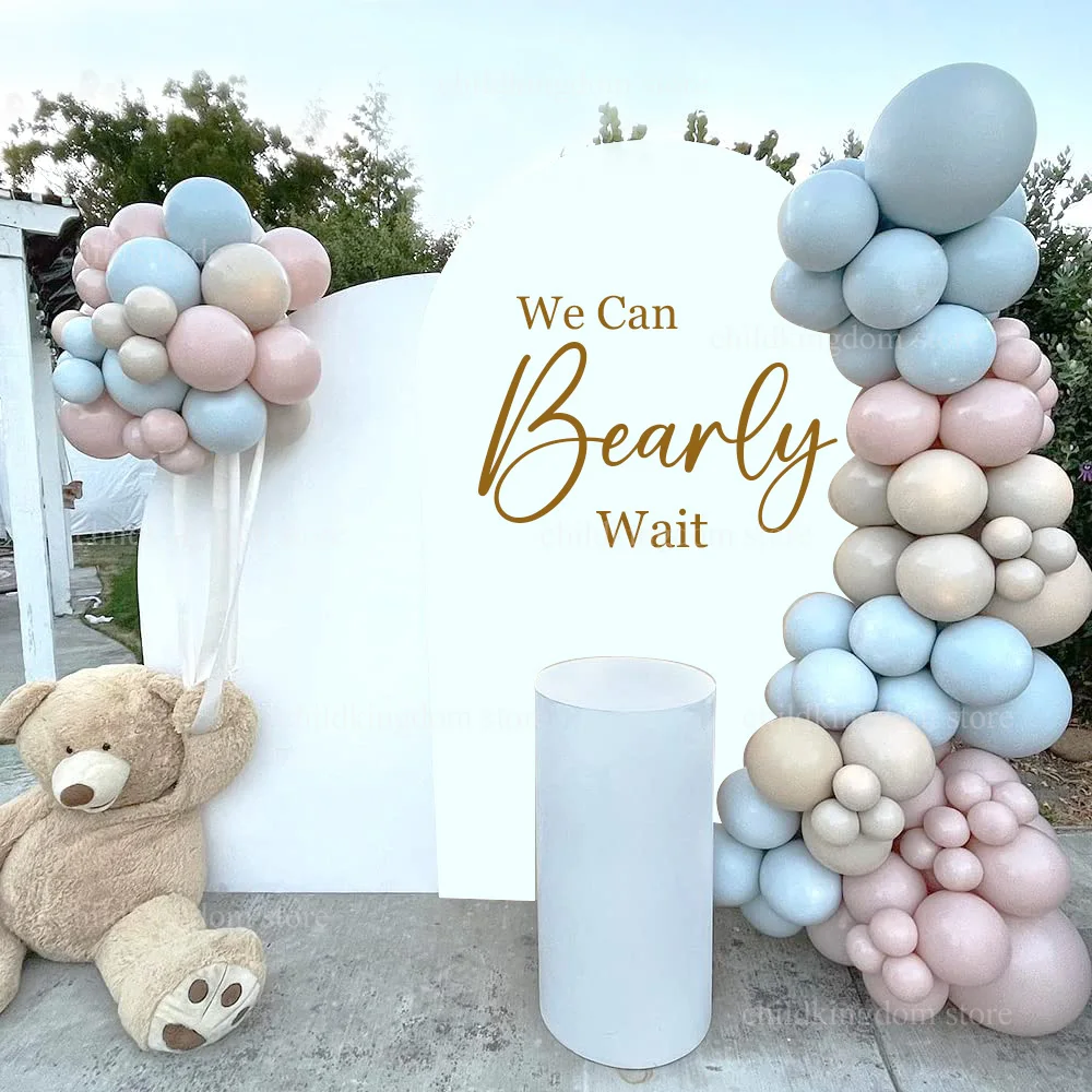 Custom-We-Can-Bearly-Wait-Arch-Backdrop-Bear-Cutouts-KT-Board-Neutral ...