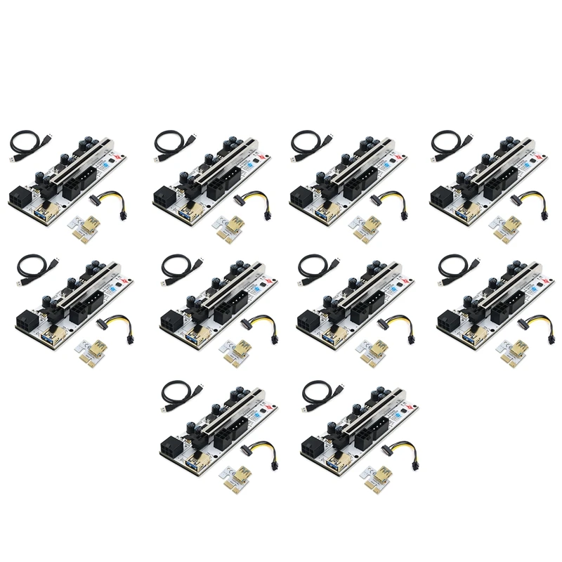 VER-010-X-PCIE-Riser-1X-To-16X-Graphic-Extension-With-Flash-LED-For ...