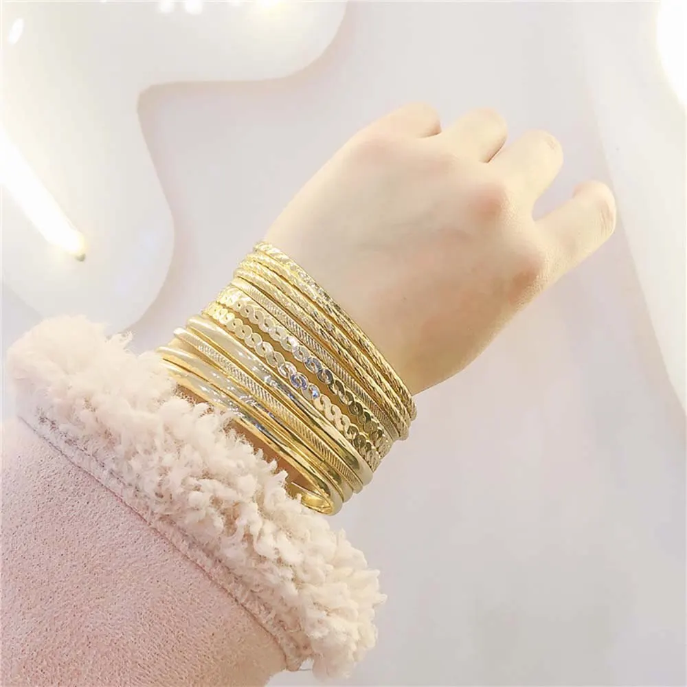 12Pcs-lot-Bohemian-Bangle-Sets-For-Women-Men-Fashion-New-Styles-Multi ...