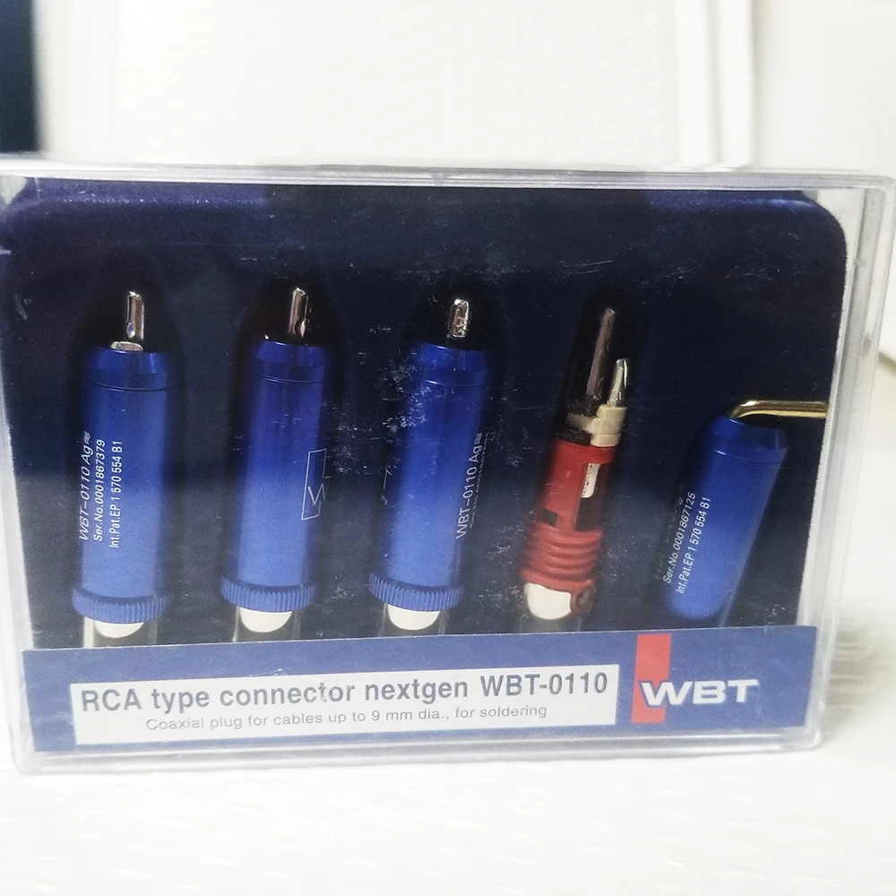 4X-WBT-0110-Ag-Nextgen-HiFi-Audio-RCA-Plug-Coaxial-Cable-Interconnect ...