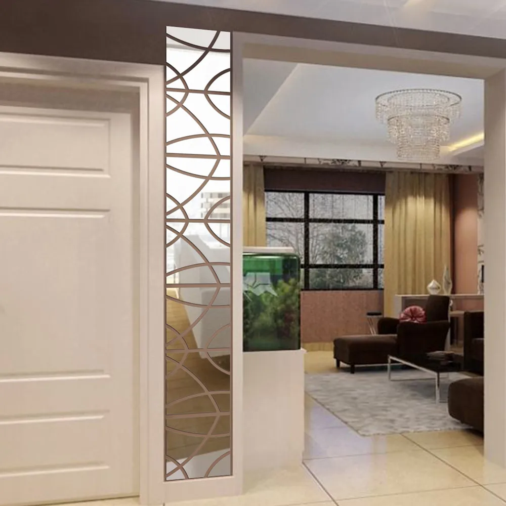 Vinilo-de-espejo-3D-para-decoraci-n-del-hogar-pegatina-de-pared-extra ...