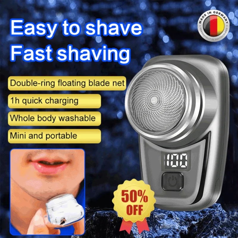 Upgrade-Mini-Electric-Razor-Portable-Electric-Shaver-With-Digital ...