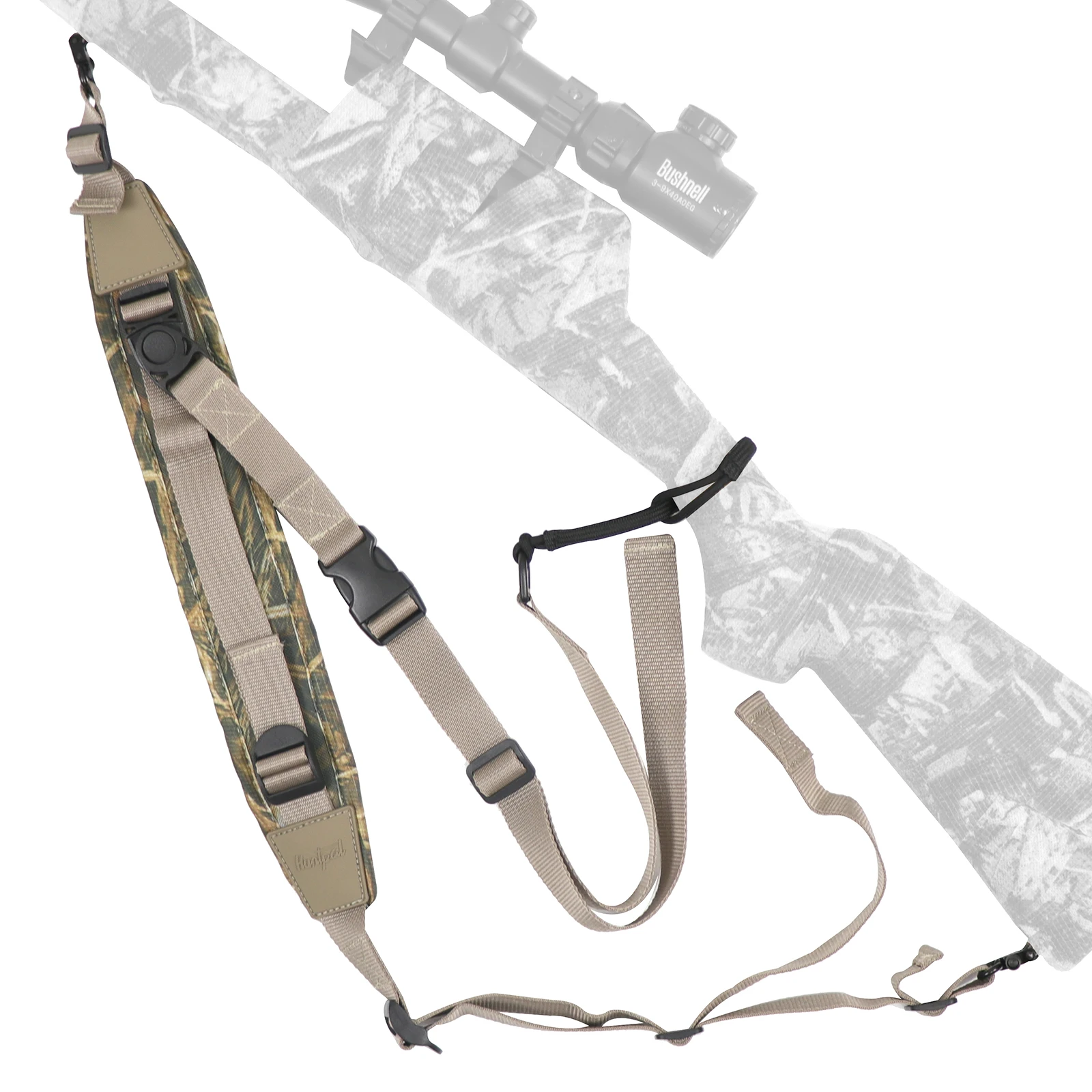 Rifle-Sling-Double-Gun-Sling-Crossbody-Comfortable-Neoprene-Hands-Free ...