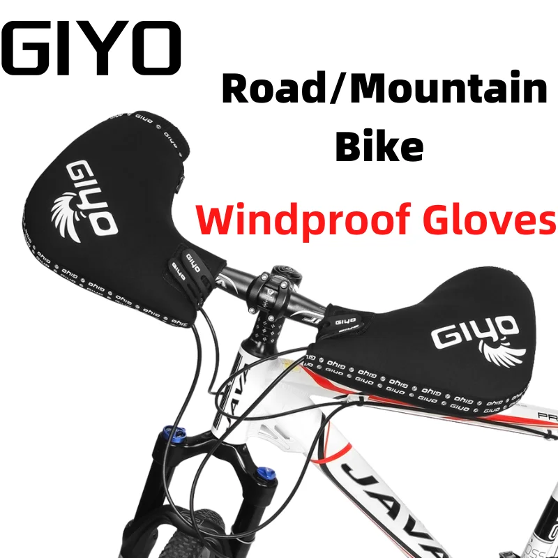 GIYO 2022 New Winter Bicycle Gloves Cover Mountain Road Bike Thickened ...