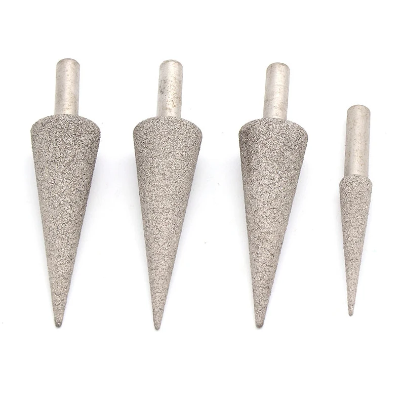 Shank-8mm-17mm-Cone-Brazed-Diamond-Grinding-Head-6mm-For-Grinding ...