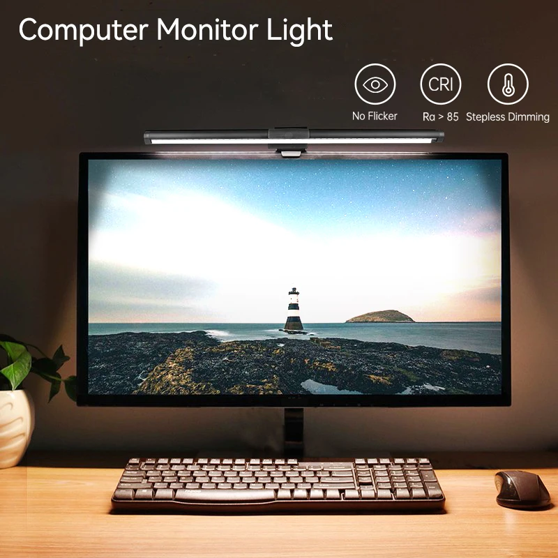Barra de luz Led para Monitor de ordenador, iluminación de escritorio ...