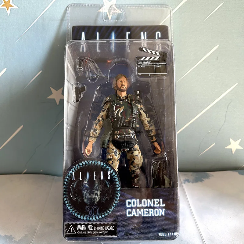 NECA-7inch-Colonel-Cameron-Aliens-Alien-Vs-Predator-PVC-Action-Figure ...