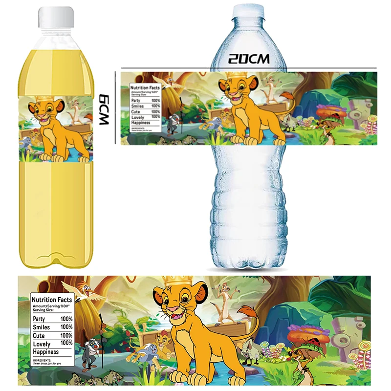 Disney-Lion-King-Simba-Theme-Party-Decorations-Bottle-Sticker-Labels ...