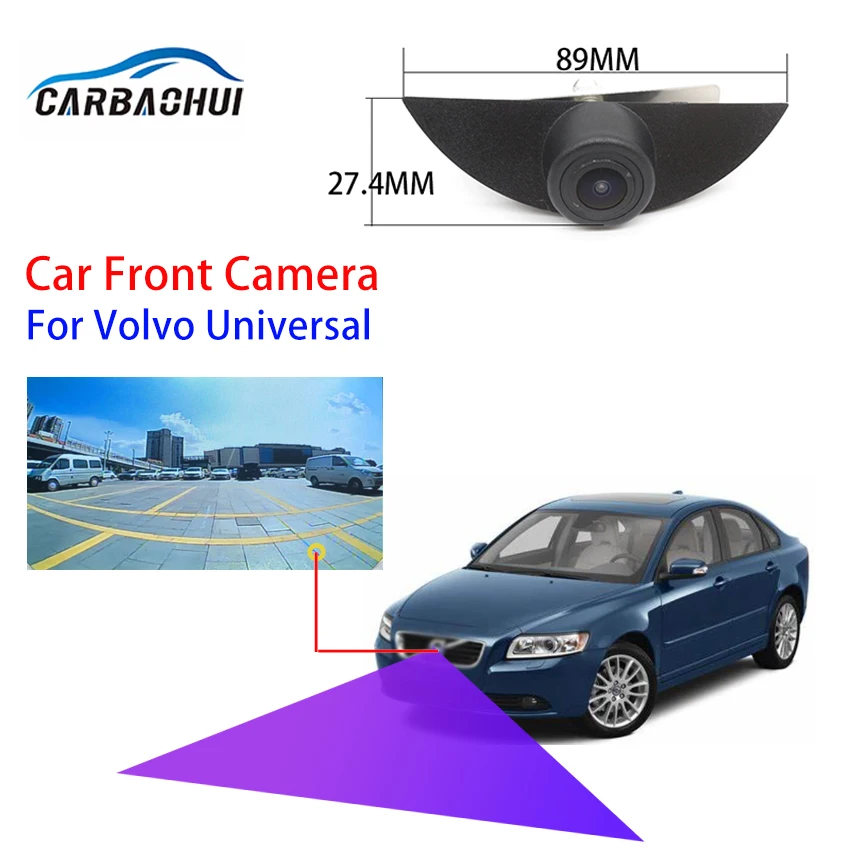 Full Hd Car Ccd Front View Camera Night Vision Parking Camera For Volvo ...