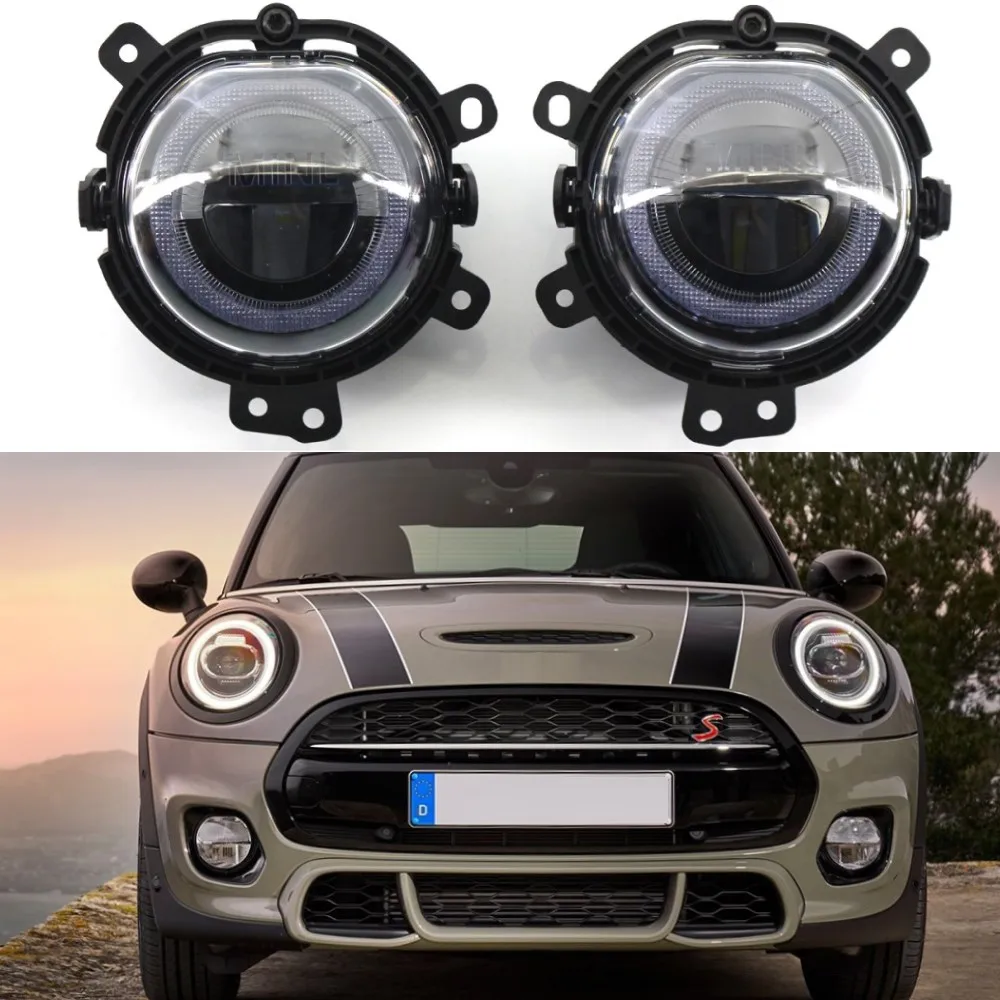 Left Right White LED Fog Lamp Foglight Replacement Parts Daytime ...