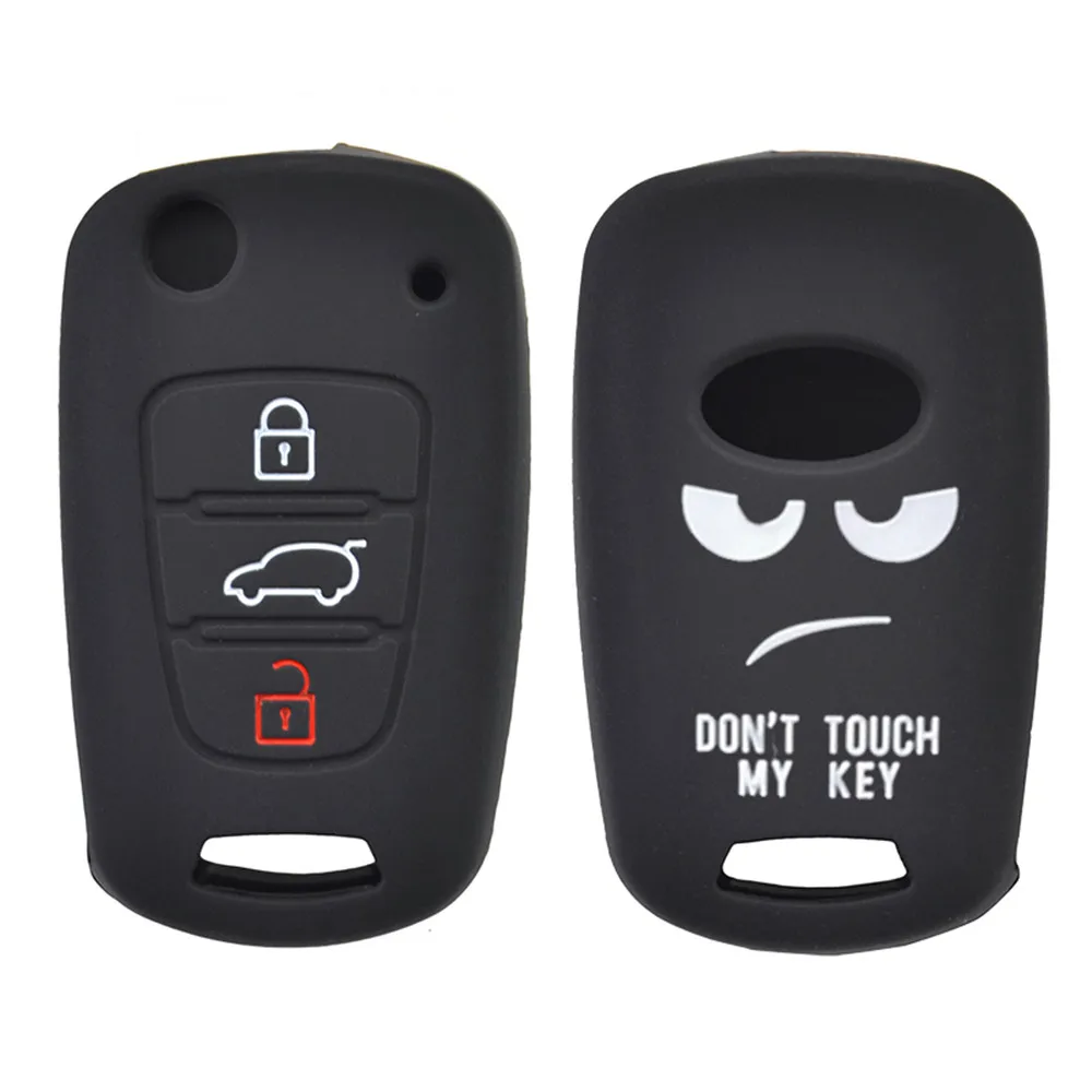 Silicone Key Case Fob For Kia Rio Soul Venga Picanto Rio Sorento Ceed ...