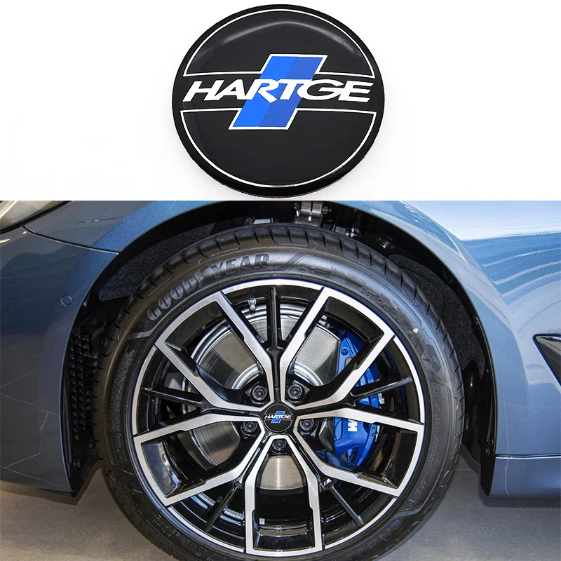 4pcs 56mm 60mm 65mm 68mm Hartge Car Emblem Wheel Center Hub Cap Rim ...