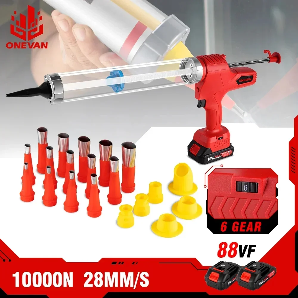 10000N-Cordless-Glue-Gun-7500mAh-Electric-Caulking-Gun-Portable-Glass ...