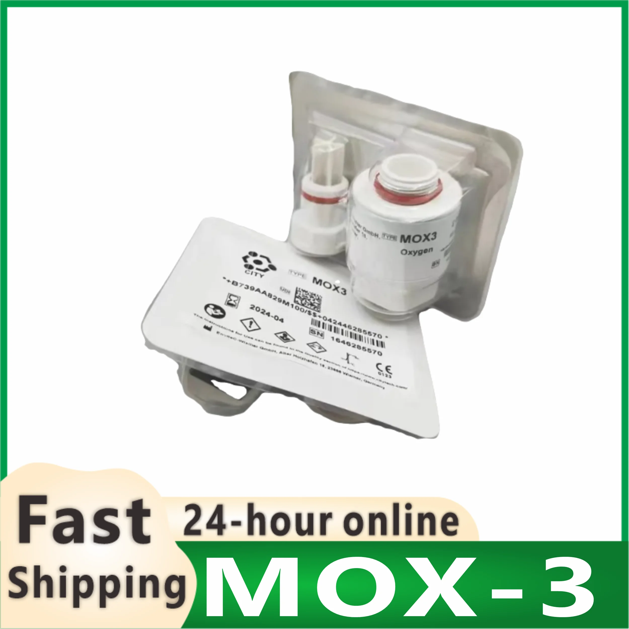100% original nuevo MOX-3 sensor de gas anestesia sensor de oxígeno MOX ...