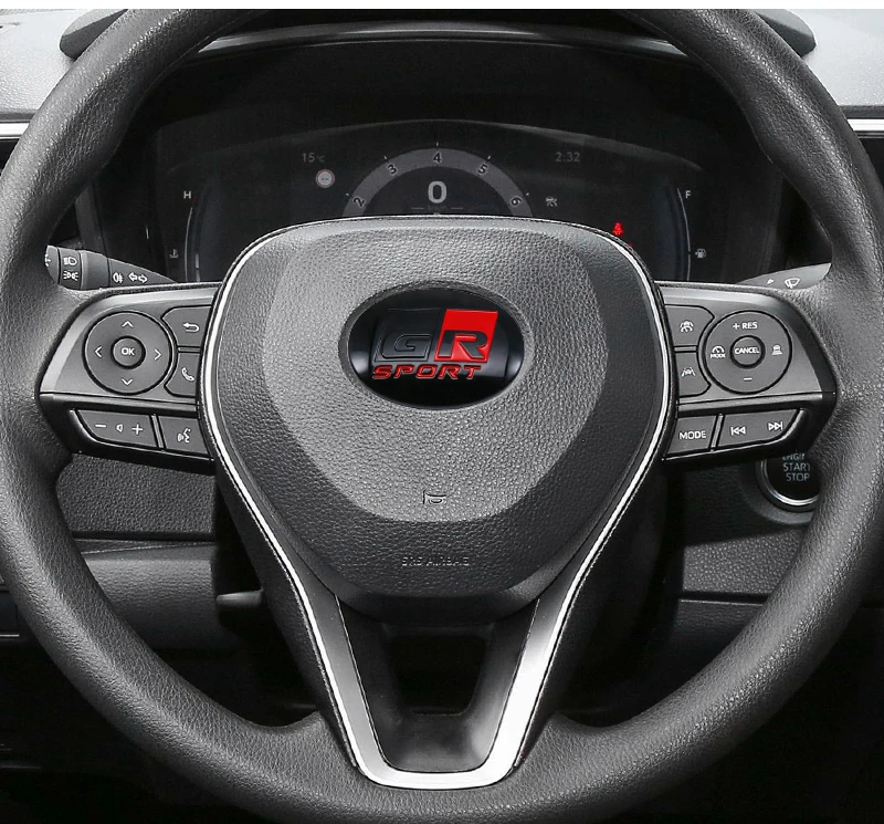Generic GR GAZOO Racing Car Steering Wheel Sticker Emblem Badge Decals ...