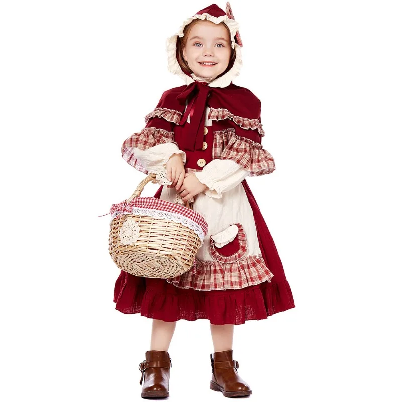 Children-s-Day-Little-Red-Riding-Hood-Cosplay-Dress-for-Girls-Lolita ...