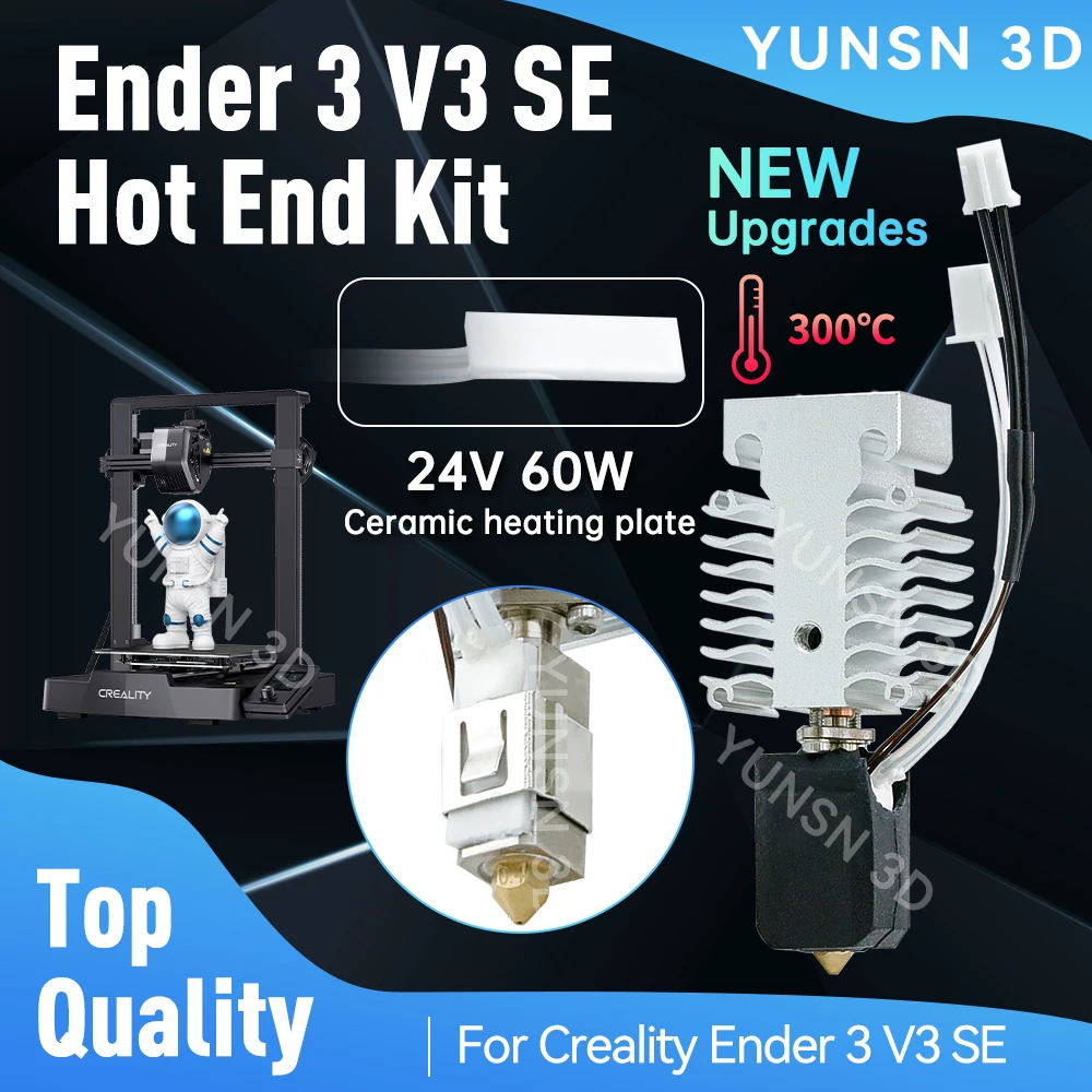 New-Ender-3-V3-SE-Hot-End-Kit-Bimetal-Throat-High-Temperature-Printhead ...
