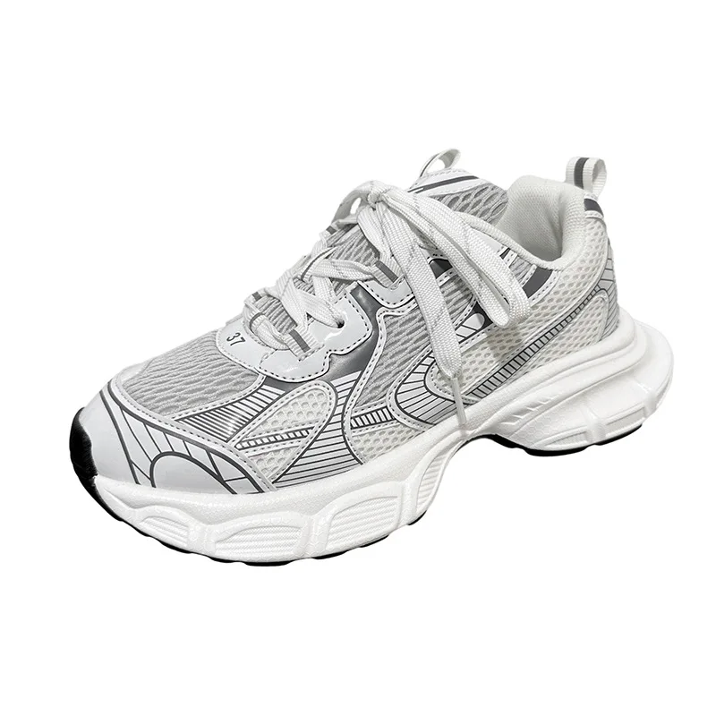 Men-Leather-Mesh-Breathable-Walking-Sneakers-Autumn-Women-Lace-up-High ...