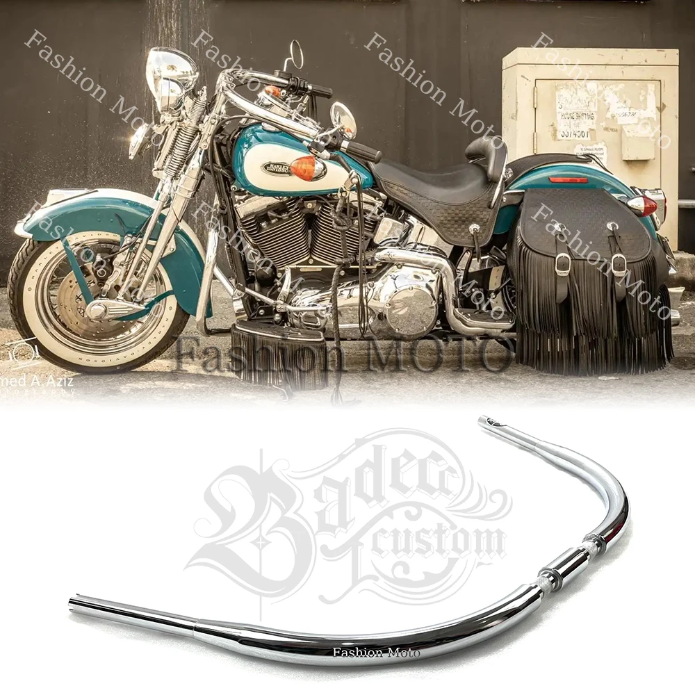 Motorcycle-1-1-2-Inch-Beach-Handlebars-Bow-Bars-For-Harley-Springers ...