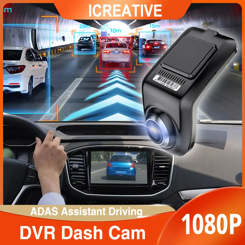 DVR-Car-Dash-Cam-Full-HD-1080P-Camera-Intelligence-ADAS-Assistant ...