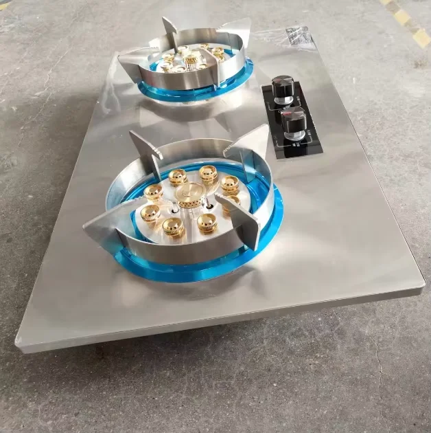 Gas Stove Which Combines Electric and Gas Functions Is Made of Thick ...
