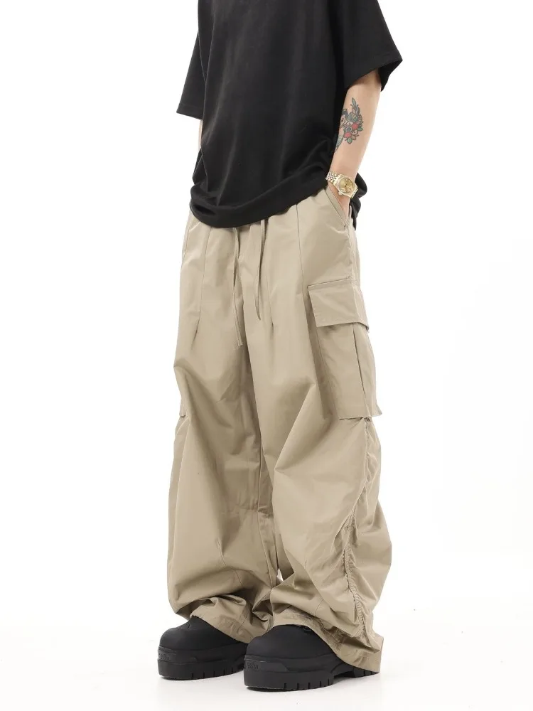 HOUZHOU-Vintage-Oversize-Cargo-Pants-Women-Japanese-Baggy-Hip-Hop-Brown ...