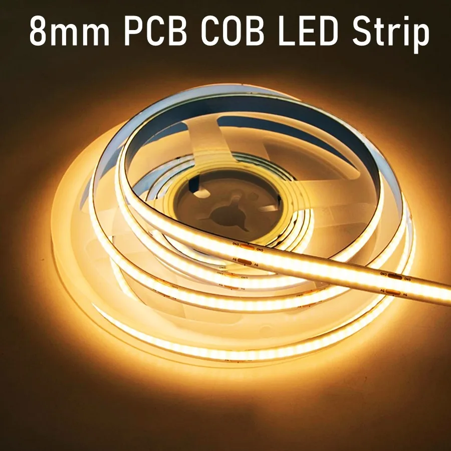 12V-24V-COB-LED-Strip-Light-320-480-LEDs-Flex-Tape-High-Density-Linear ...