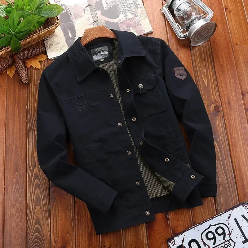 Bomber-militar-a-prueba-de-viento-para-hombre-chaquetas-de-carga-de ...