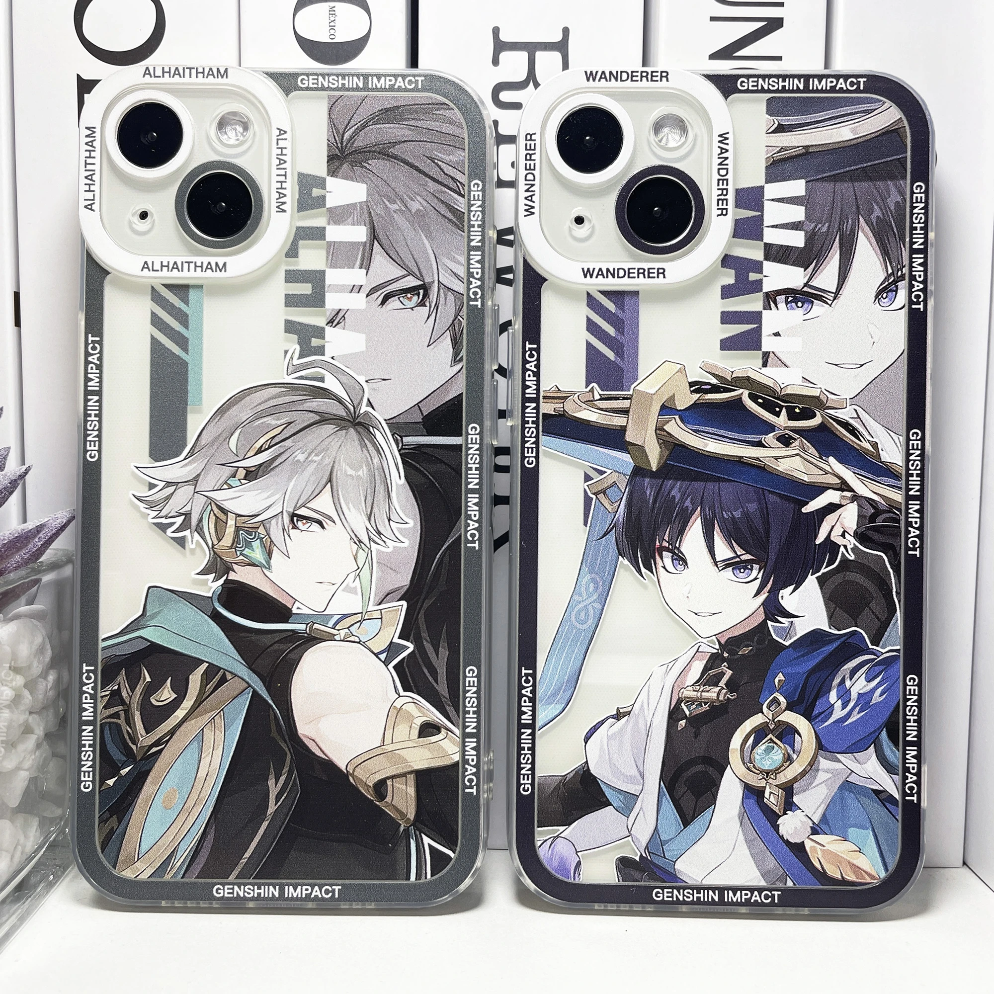 Genshin Impact Wanderer Nahida Alhaitham Mika Dehya Kaveh Phone Case ...