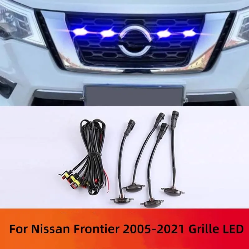 4pcs-NEW-For-Nissan-Frontier-2005-2021-Grille-LED-Amber-Light-Raptor ...