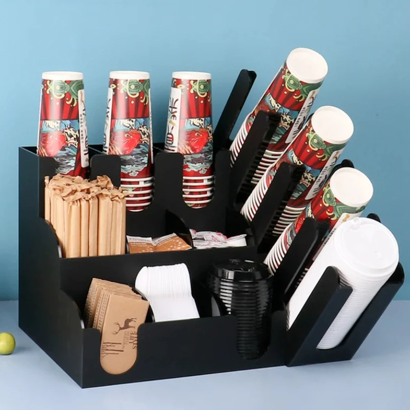 Acrylic-Milk-Tea-Cup-Holder-Multifunctional-Storage-Rack-Milk-Tea-Shop ...