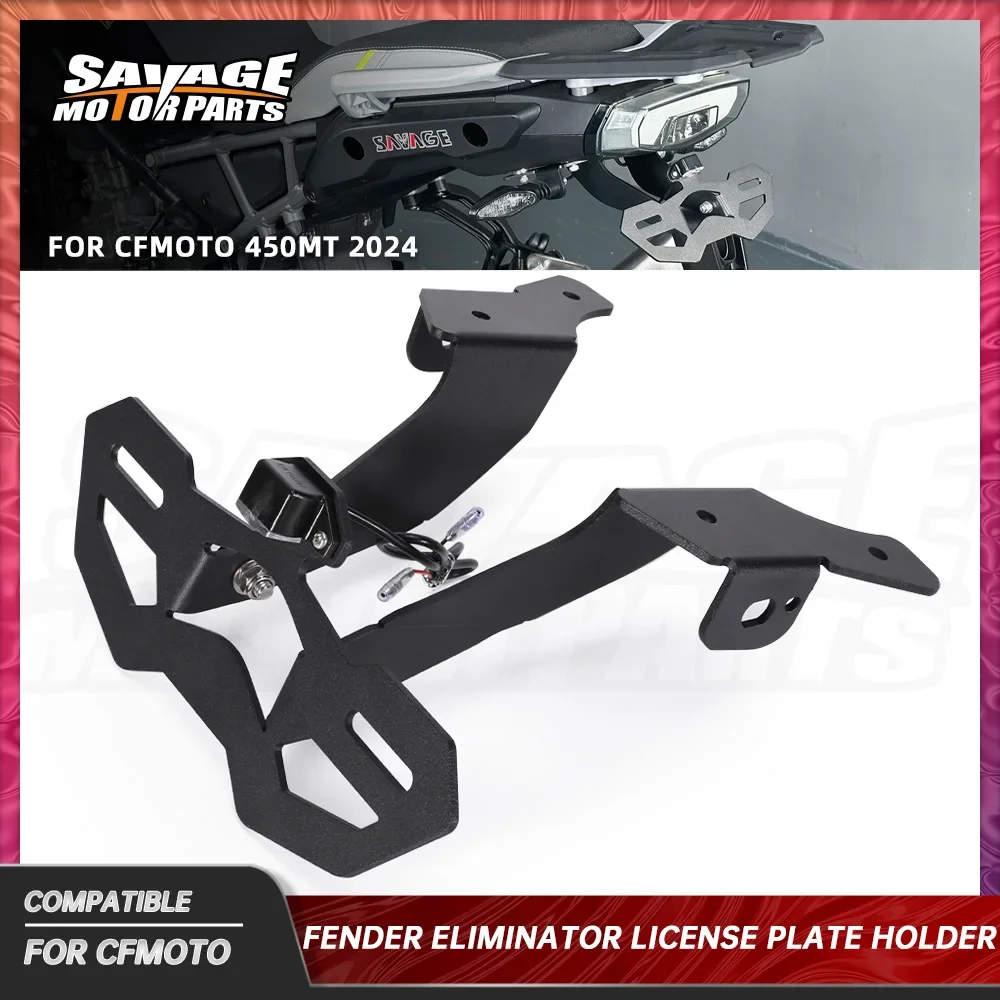For-CFMOTO-450MT-2024-License-Plate-Holder-For-CF-MOTO-450-MT ...