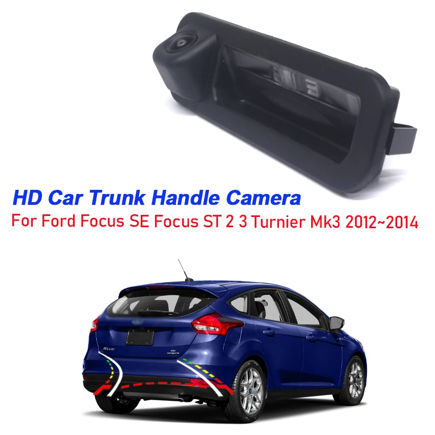 Dynamic-Reverse-Rear-view-Camera-Trunk-handle-HD-170-Fisheye-Night ...