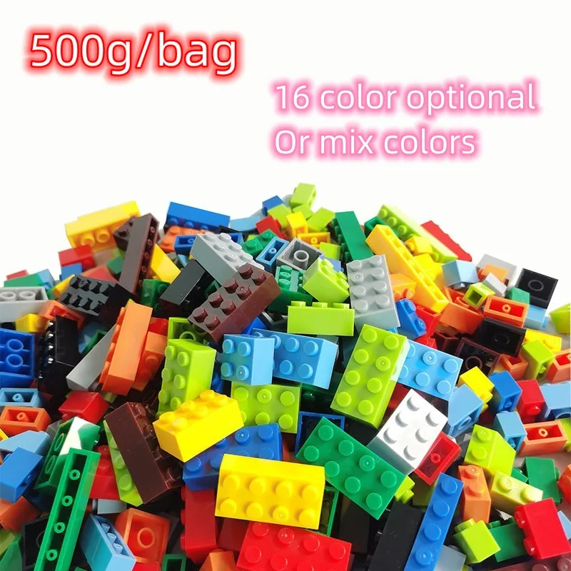 Building Blocks Brick Cargo In Bulk 500g 300pcs 16Color Children's Toys ...