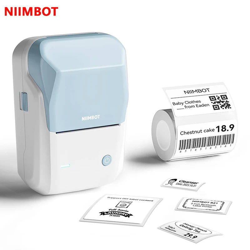 Niimbot-B1-Mini-Portable-Thermal-Label-Maker-Sticker-Printer-Self-Adhesive-Labeler-Pocket ...