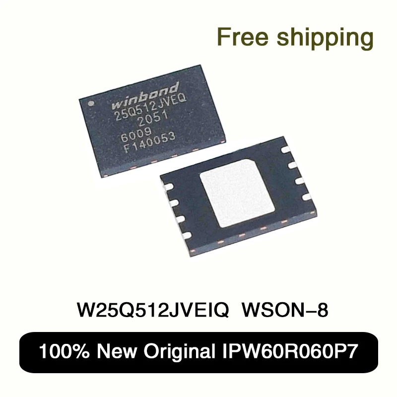 フラッシュメモリW25q512jveq w25q512 w25qパッチ100%,チップセット,在庫あり,WSON-8新品,オリジナル