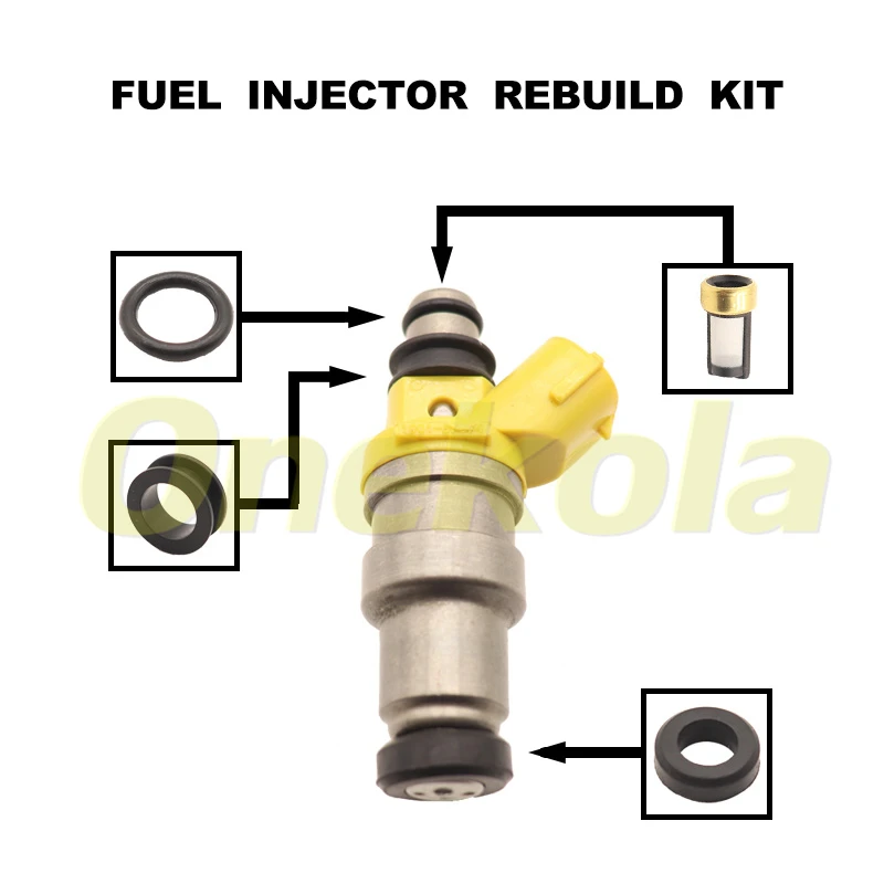 Fuel-Injector-Seal-O-Ring-Kit-Seals-Filters-for-Toyota-Corolla-AE100 ...