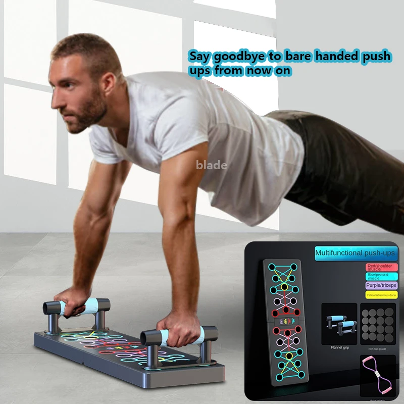 Push-Up-Board-Multi-Functional-Fitness-Floor-Chest-Muscle-Exercise ...