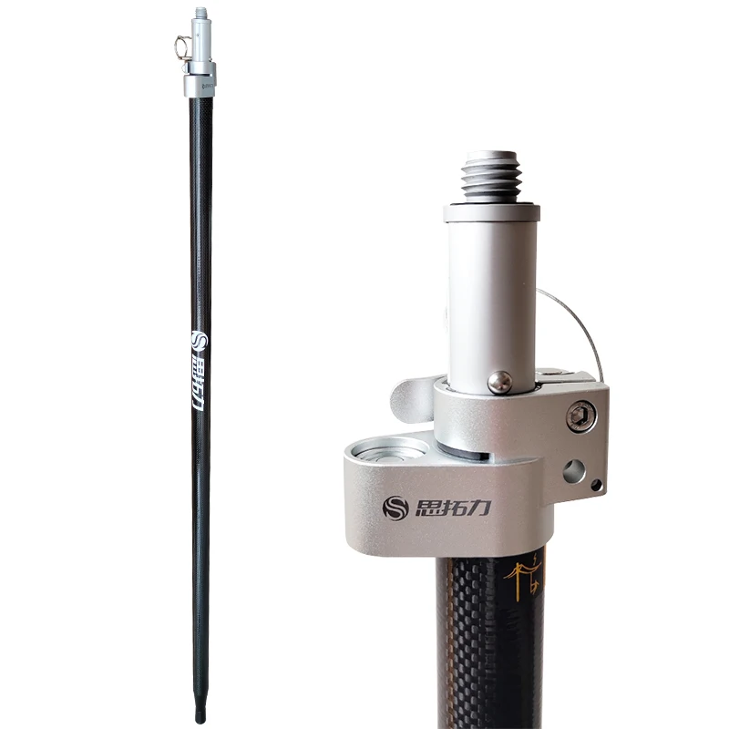 New Carbon Fiber Extendable Pole for GPS RTK GNSS Telescopic Rover Pole ...