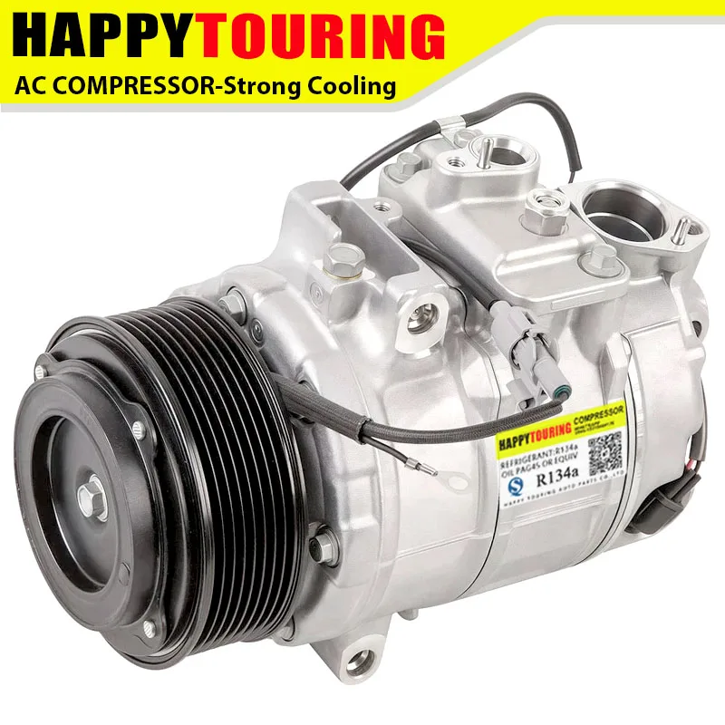 AC Compressor For BMW X5 F15 F85 E70 xDrive X6 E71 E72 35i N54 N55 ...