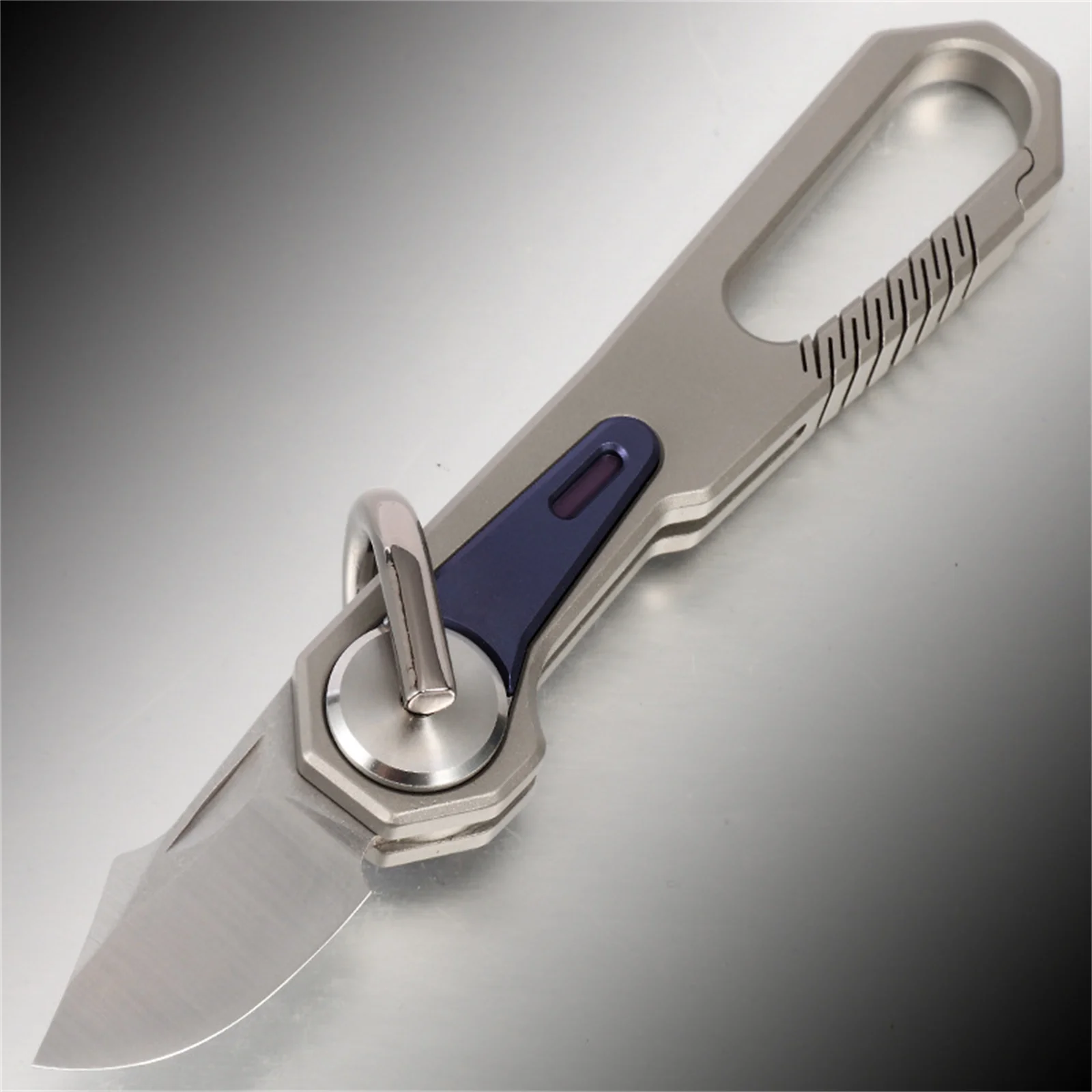 Mini-Titanium-Keychain-Knife-EDC-Outdoor-M390-steel-Folding-knife ...