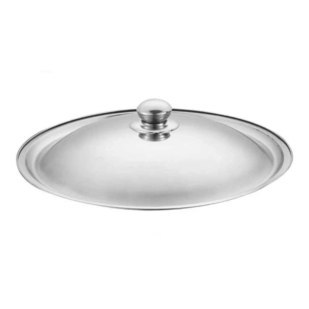 Durable Universal Pot Cover Round Stainless Steel Pot Lid Anti-scalding ...
