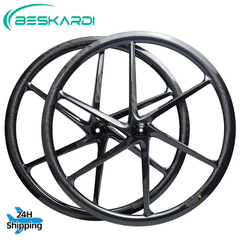 700C-6-Spoke-Carbon-Wheels-SixSpokes-Super-Light-Ceramic-Bearing-11 ...
